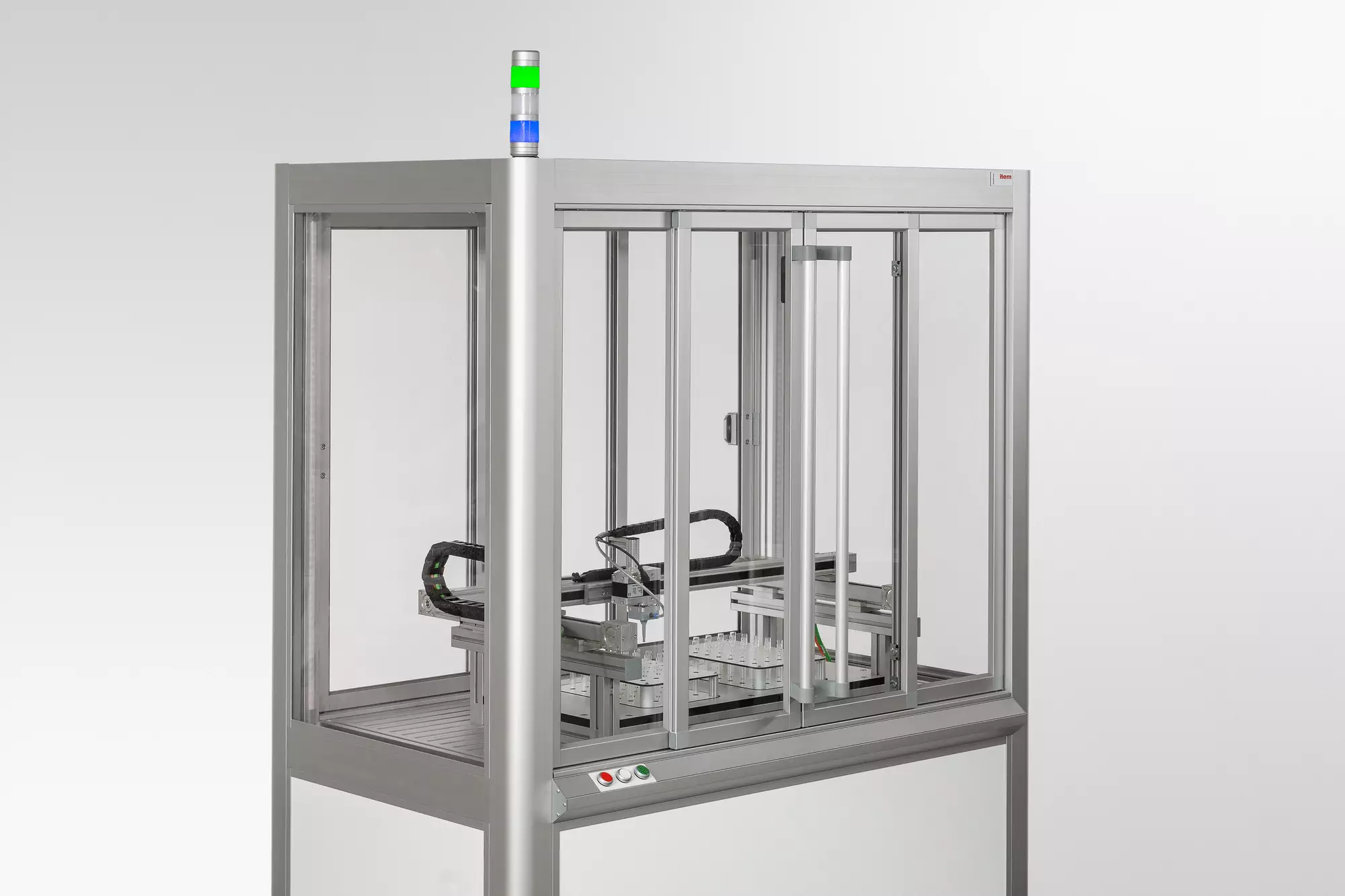 3-Segment RGB Tower Light IO-Link with Buzzer » AluFlex Group