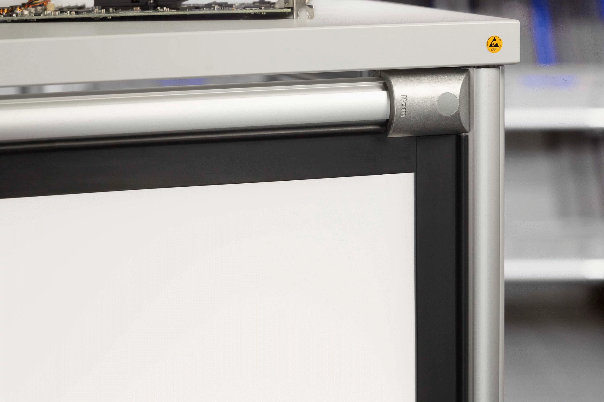 Panel-Fixing Profile D30 3-5mm ESD, black similar to RAL 9005 » AluFlex ...